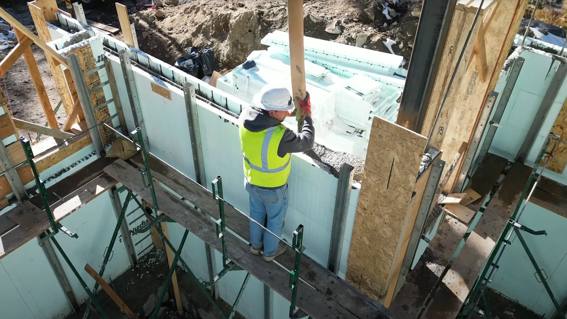 Insulated Concrete Form (ICF) Home Construction in Soda Springs, CA ...